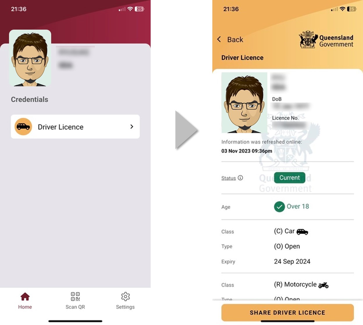 【10分で完了】QLD州のデジタル運転免許書の取得方法を分かりやすく画像で解説 | オーストラリア ゴールドコースト Walker